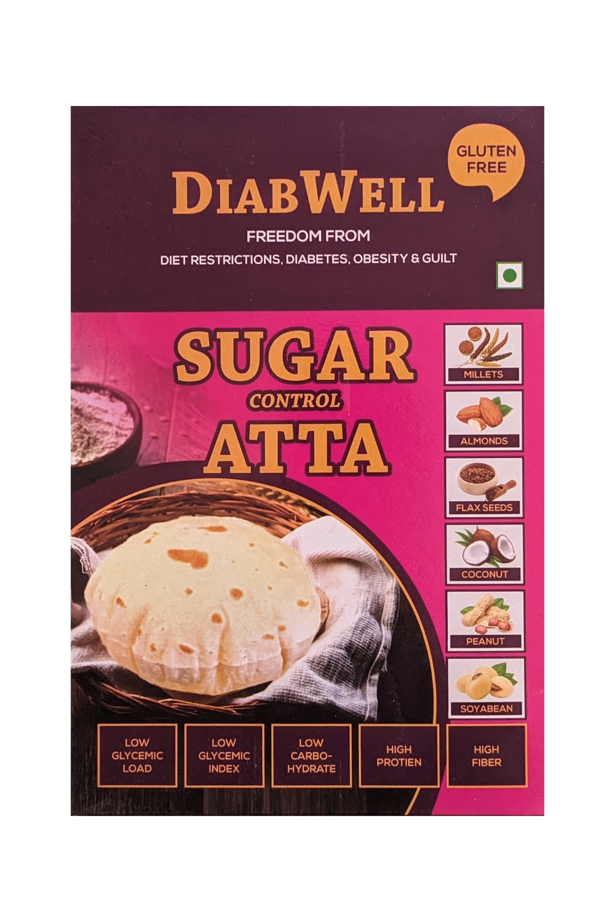 Diabwell Sugar Control Atta Gluten Free – Diabwell